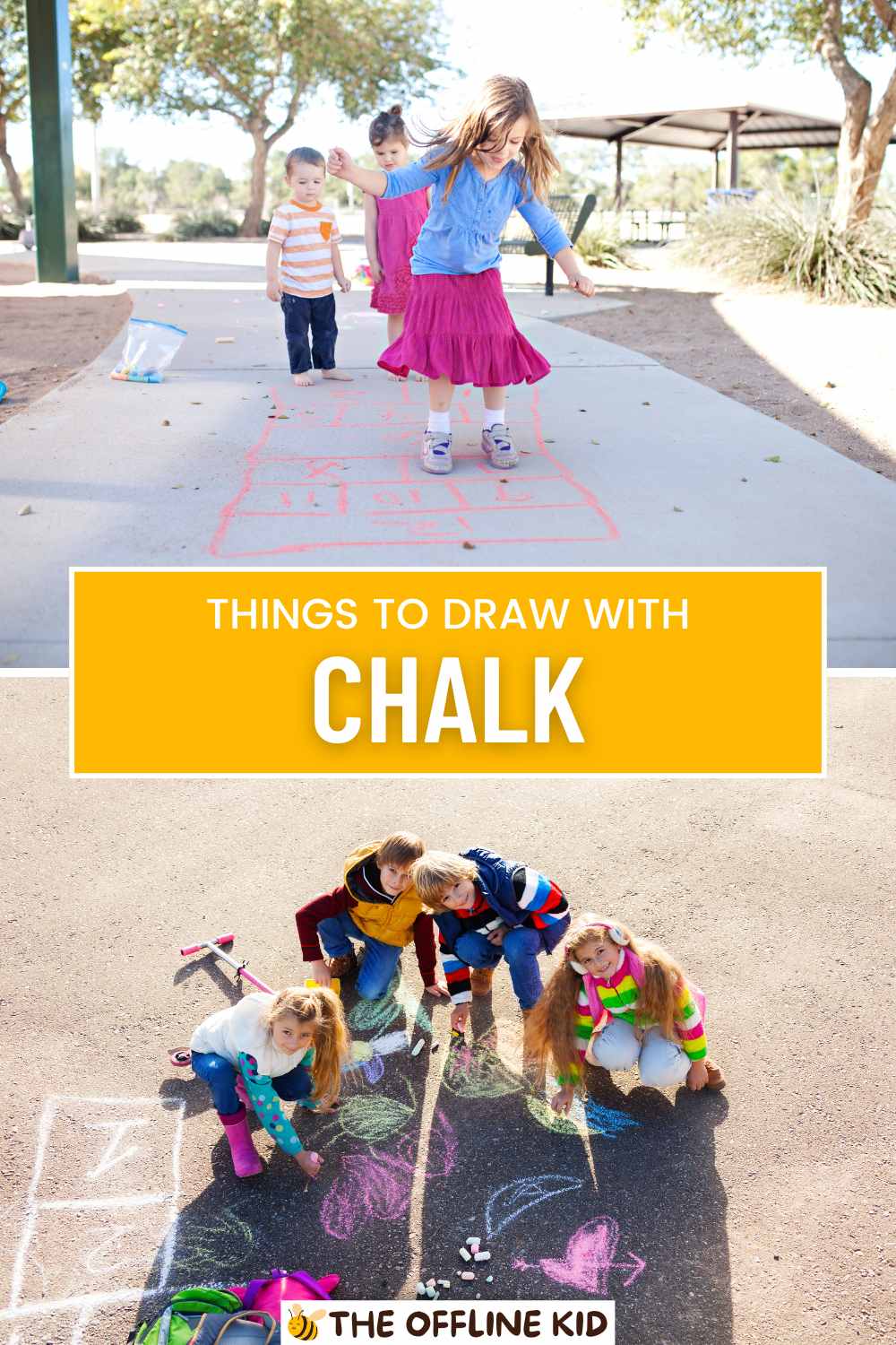 Fun Things for Kids to Draw with Chalk