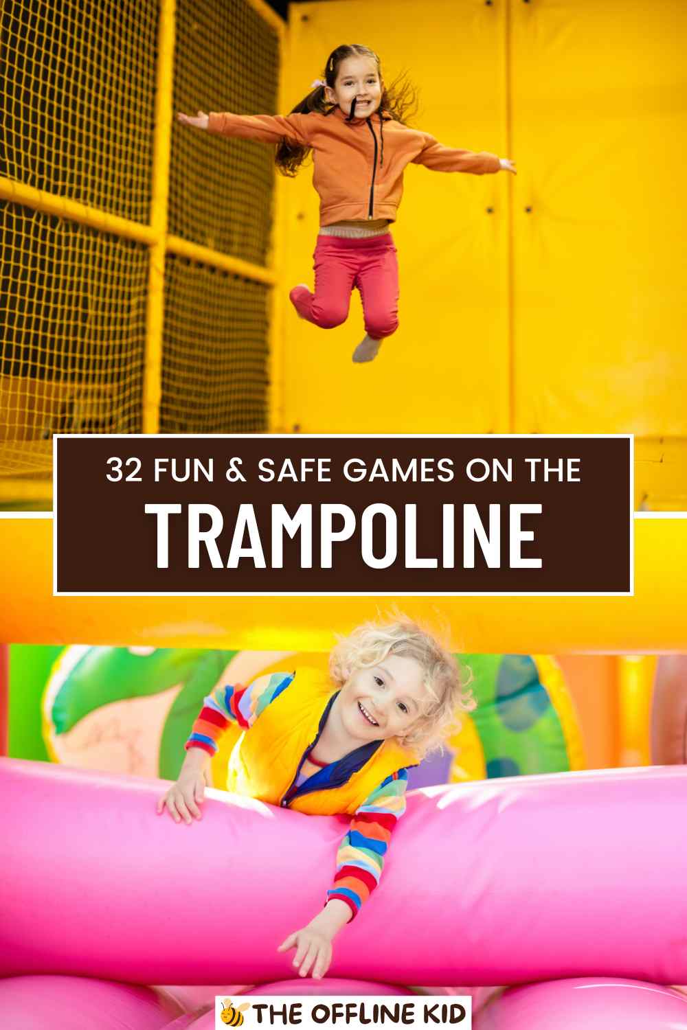 32 Fun & Safe Trampoline Games!