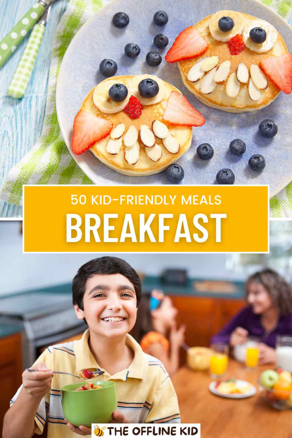 50 Creative Breakfast Ideas to Make with Kids